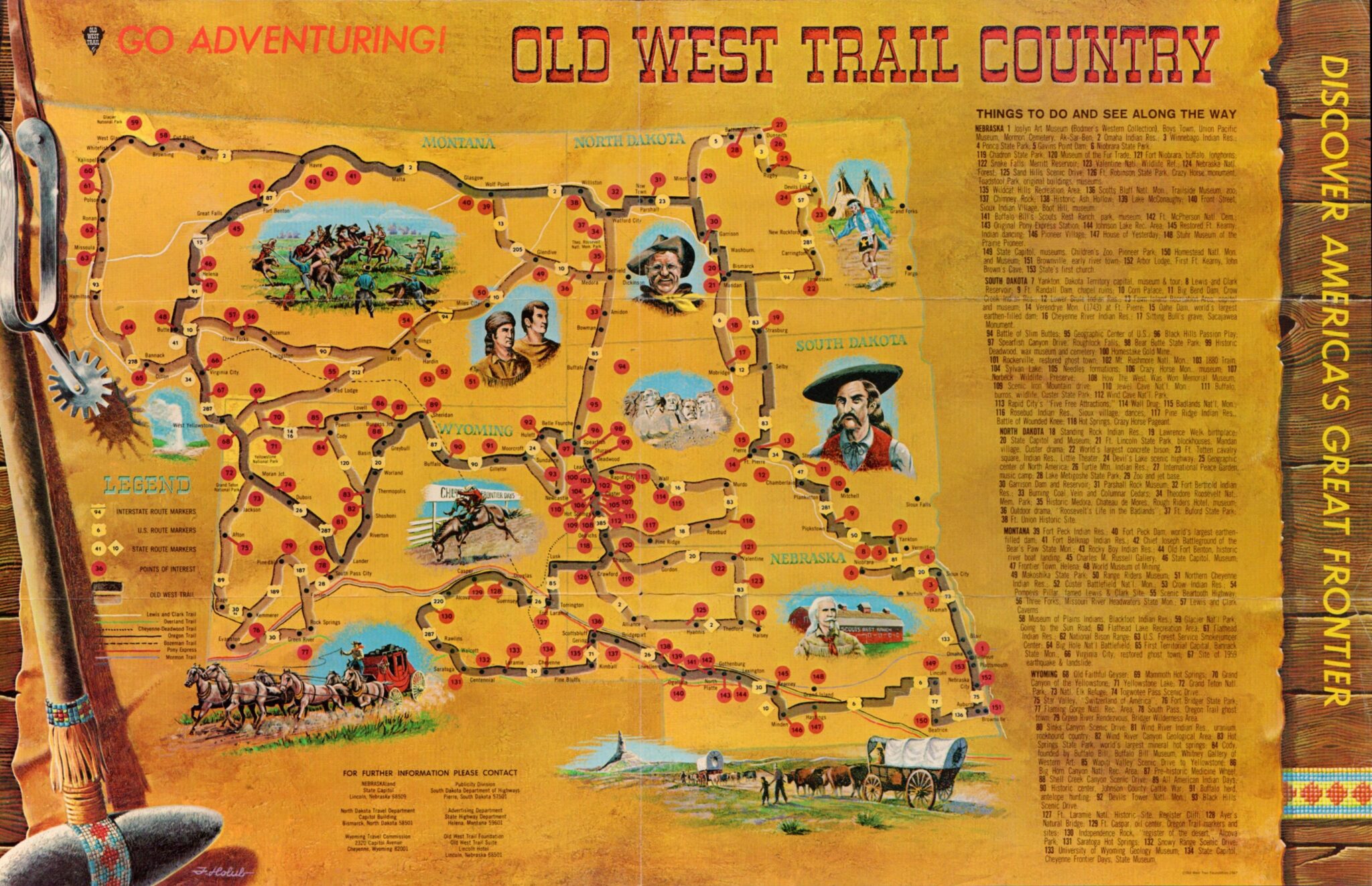 Maps & Promotions – The Old West Trail Country